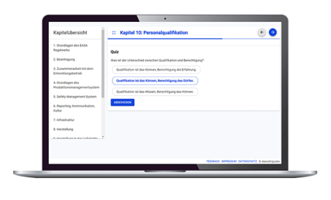 EASA Part 21G Training ONLINE * Video-animierte Clips